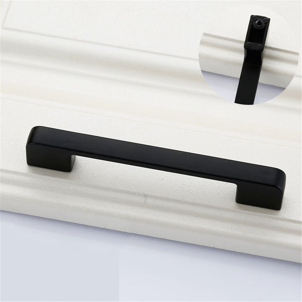 Black Door Handles Wardrobe Drawer Pull Kitchen Ca... – Grandado