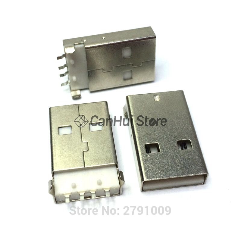 10 stk / lot usb 2.0 han en type usb pcb-stikstik ... – Grandado