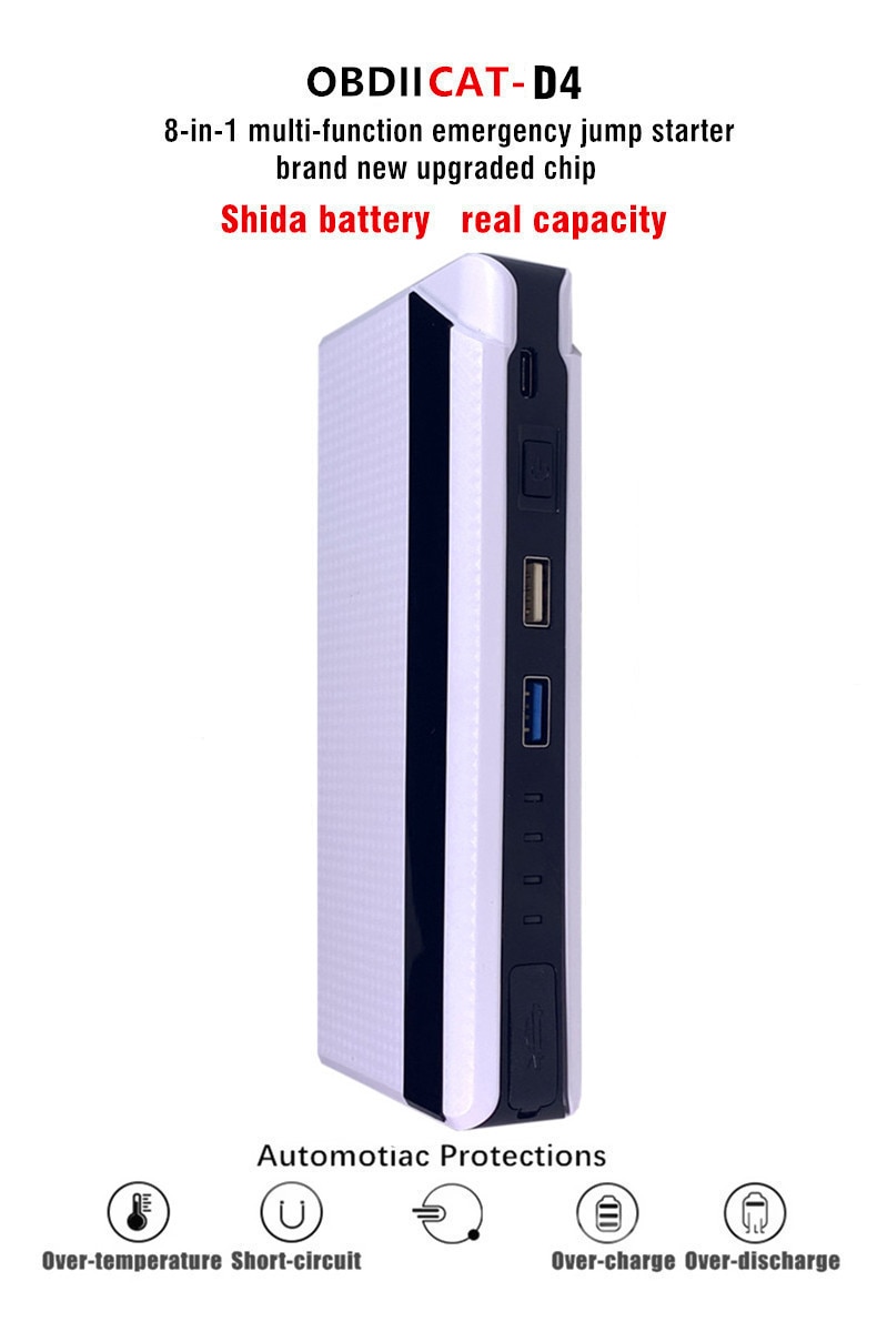 OBDIICAT-D4 Super Function Car Jump Starter Power ... – Vicedeal