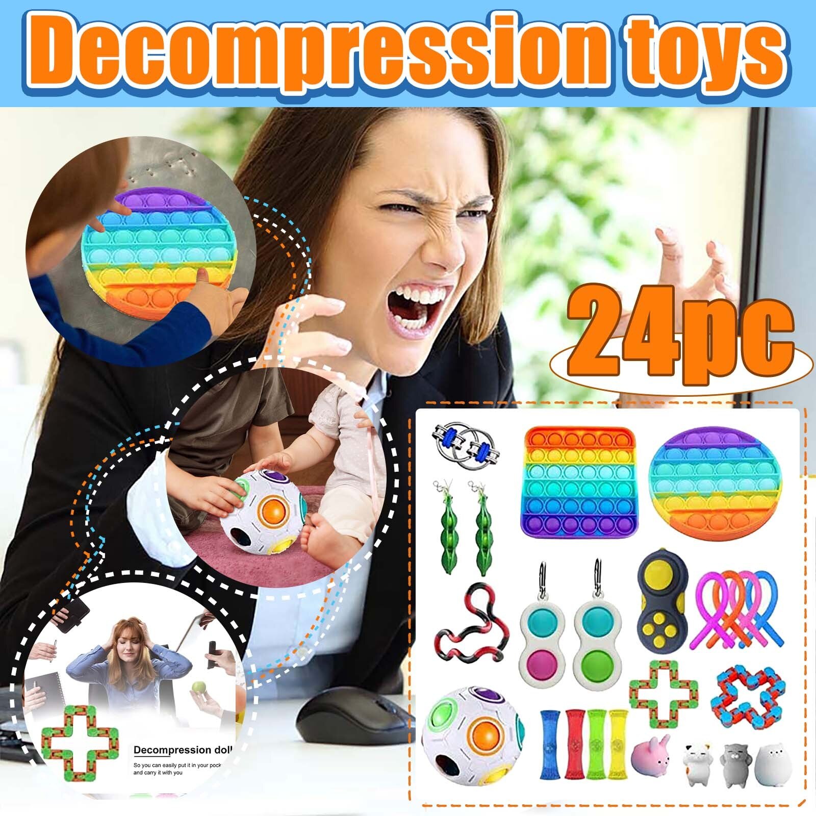 Cheap Sensory Fidget Toys Pack For Kids Children A... – Grandado