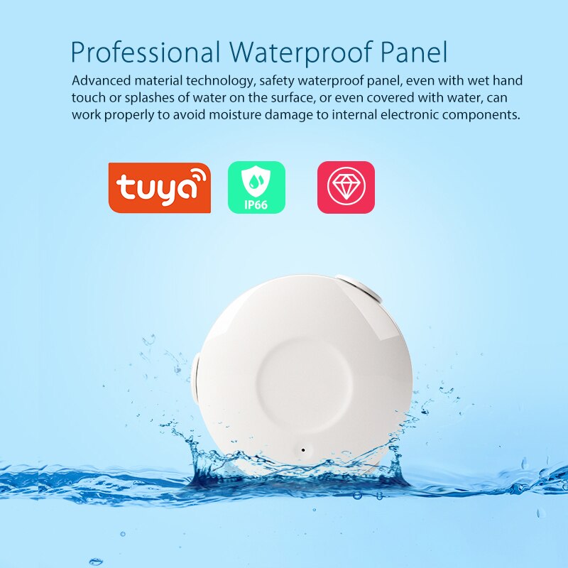 Tuya WiFi smart Water One-click Leakage Sensor Tuy... – Grandado