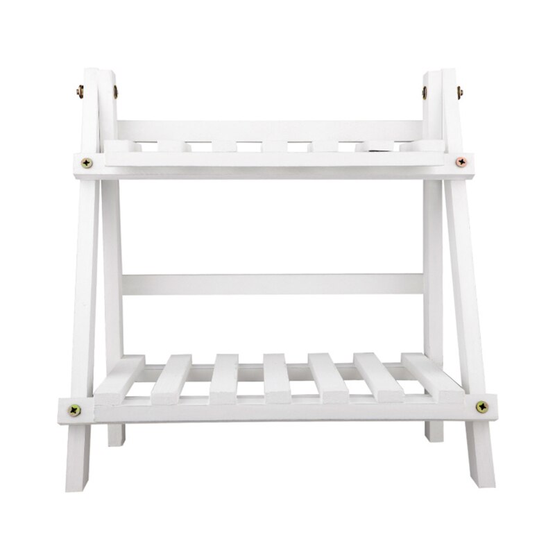 2-Tier Wooden Plant Stand Flower Pot Display Rack ... – Vicedeal