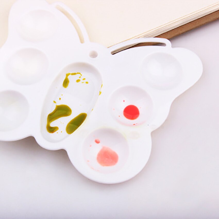 Novelty Butterfly Shape Plastic Palette 7 Grids Ch... – Grandado