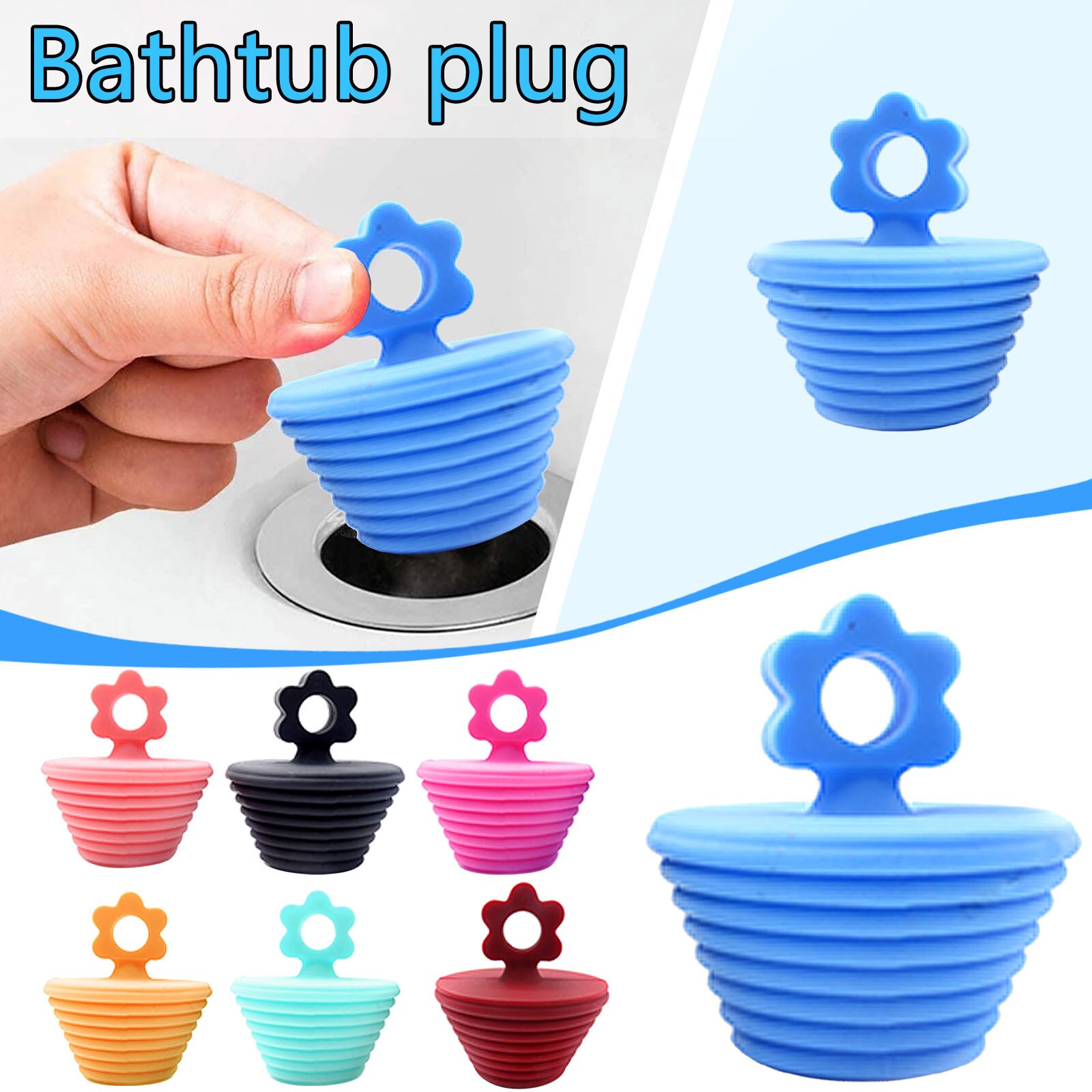 1PC Flower silicone plug abrasion resistant and co... – Grandado