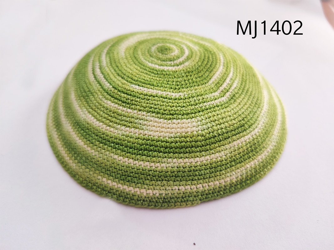 Handmade Kippah knitted hat Jewish articles – Grandado