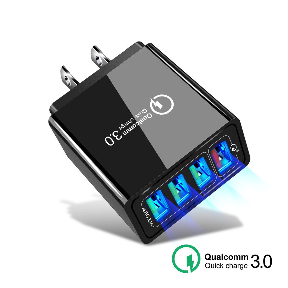 4 usb multi-port charger European standard Mobile ... – Vicedeal