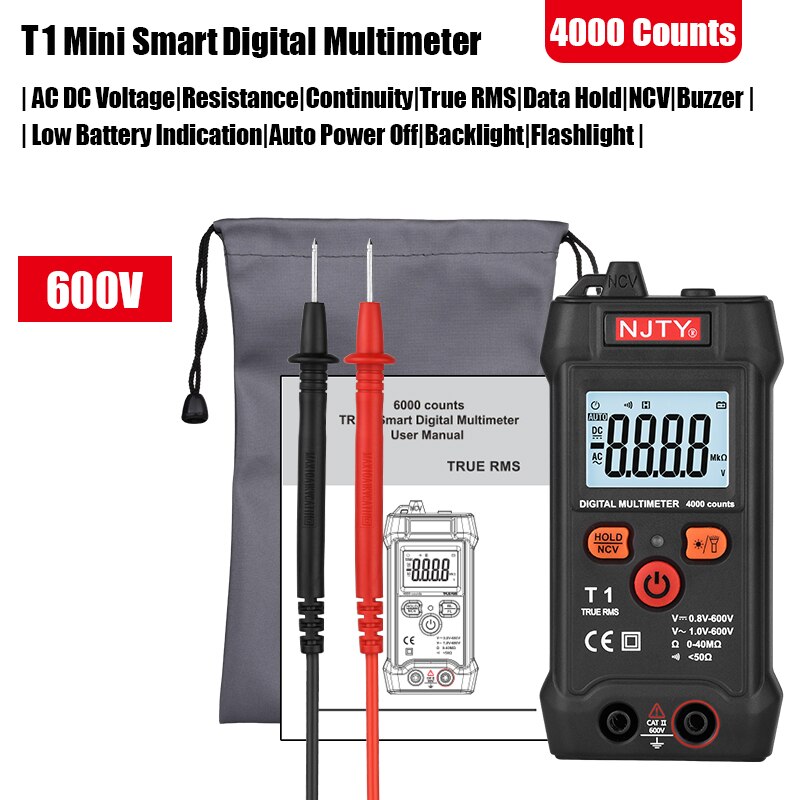 Professionele Smart Multimeter Digitale Mini Autom... – Grandado