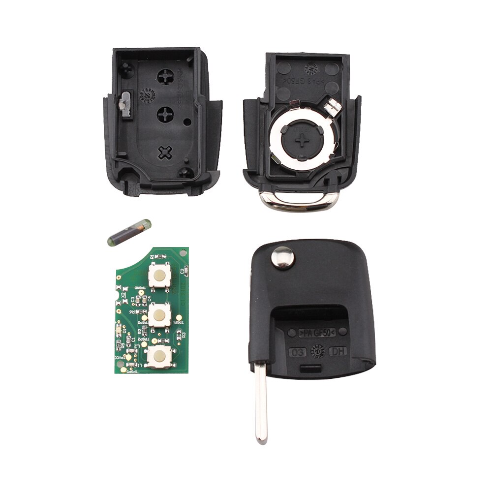 3Button Remote Key for VW SKODA Seat 1J0959753DA R... – Vicedeal