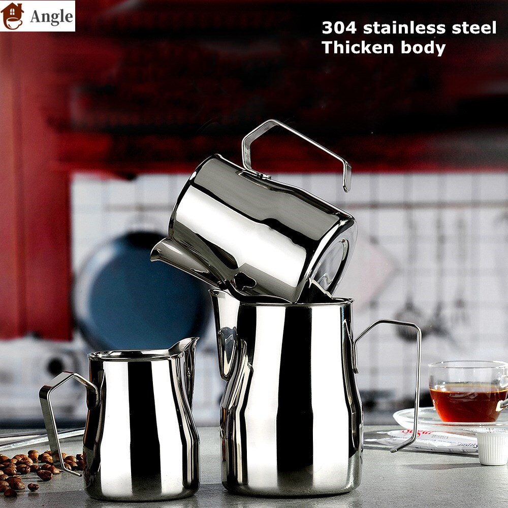 350/500/750 Ml 304 Rvs Melkkan Espresso Kopjes Kof... – Vicedeal