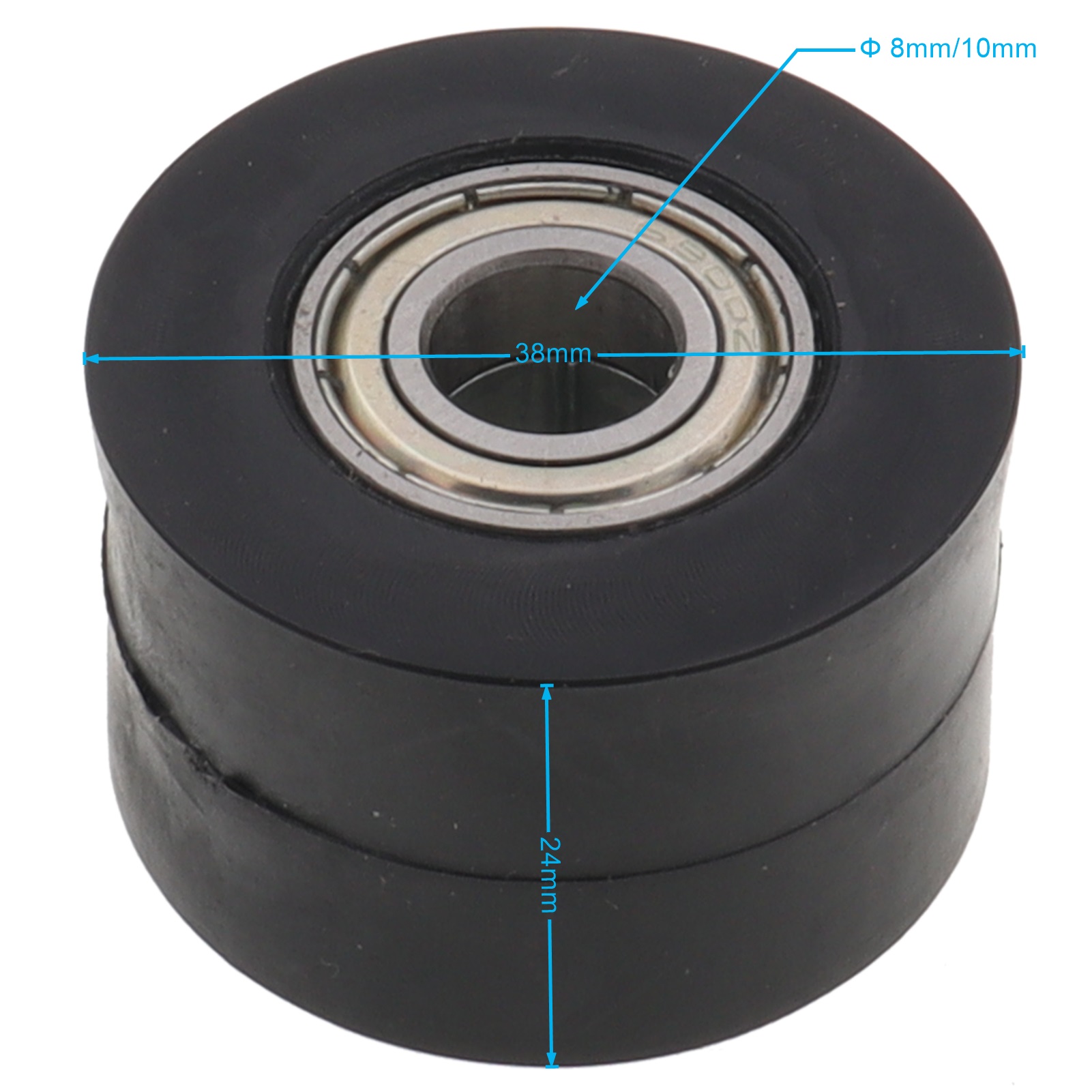 8mm/10mm Guide Sprockets Bearing Roller Pulley Whe... – Grandado