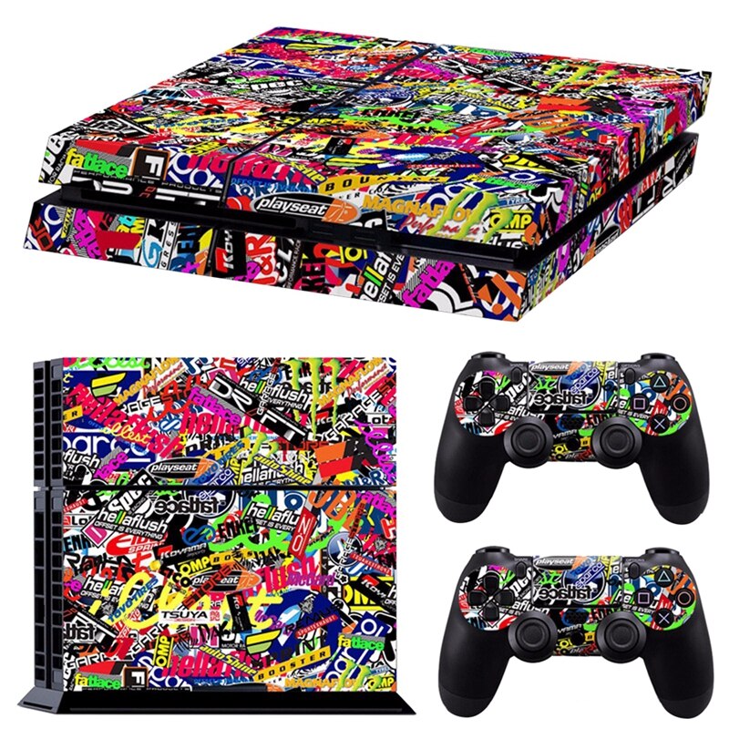 Kleurrijke Vinyl Decal Skin Sticker Voor PS4 Plays... – Vicedeal