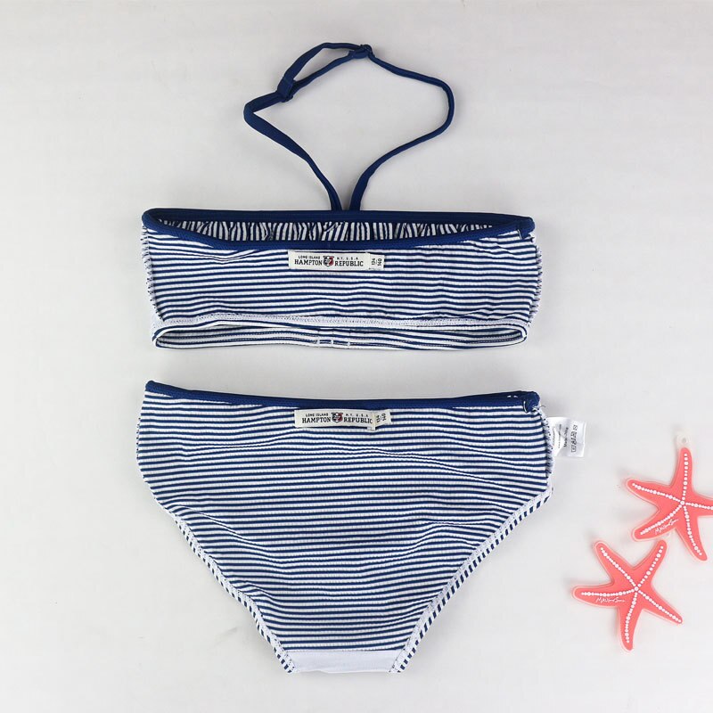 6-16Y Girls Two Pieces Swimsuit Children Split Bat... – Vicedeal