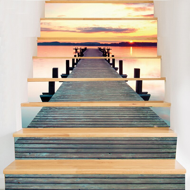 8Pcs/set DIY 3D Stairs Stickers Waterproof Removab... – Grandado