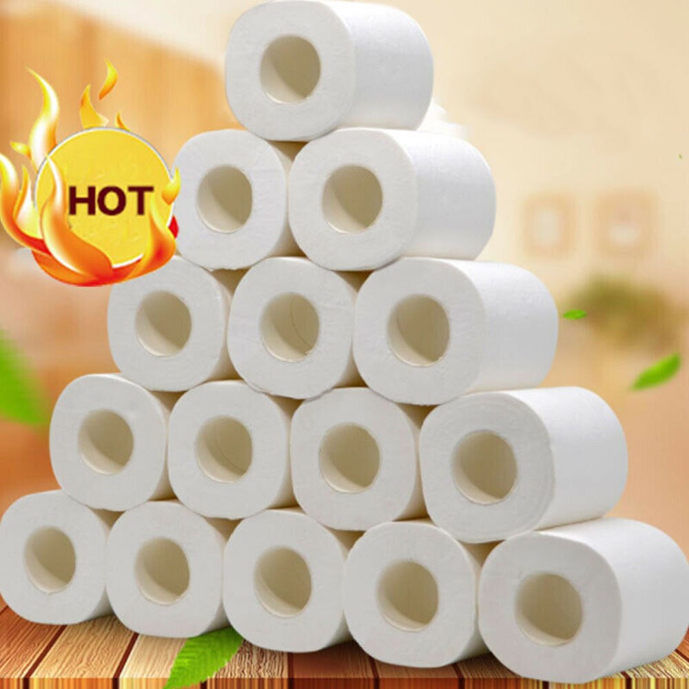 10 Rolls Toiletpapier Bulk Bad Tissue Badkamer Wit... – Vicedeal