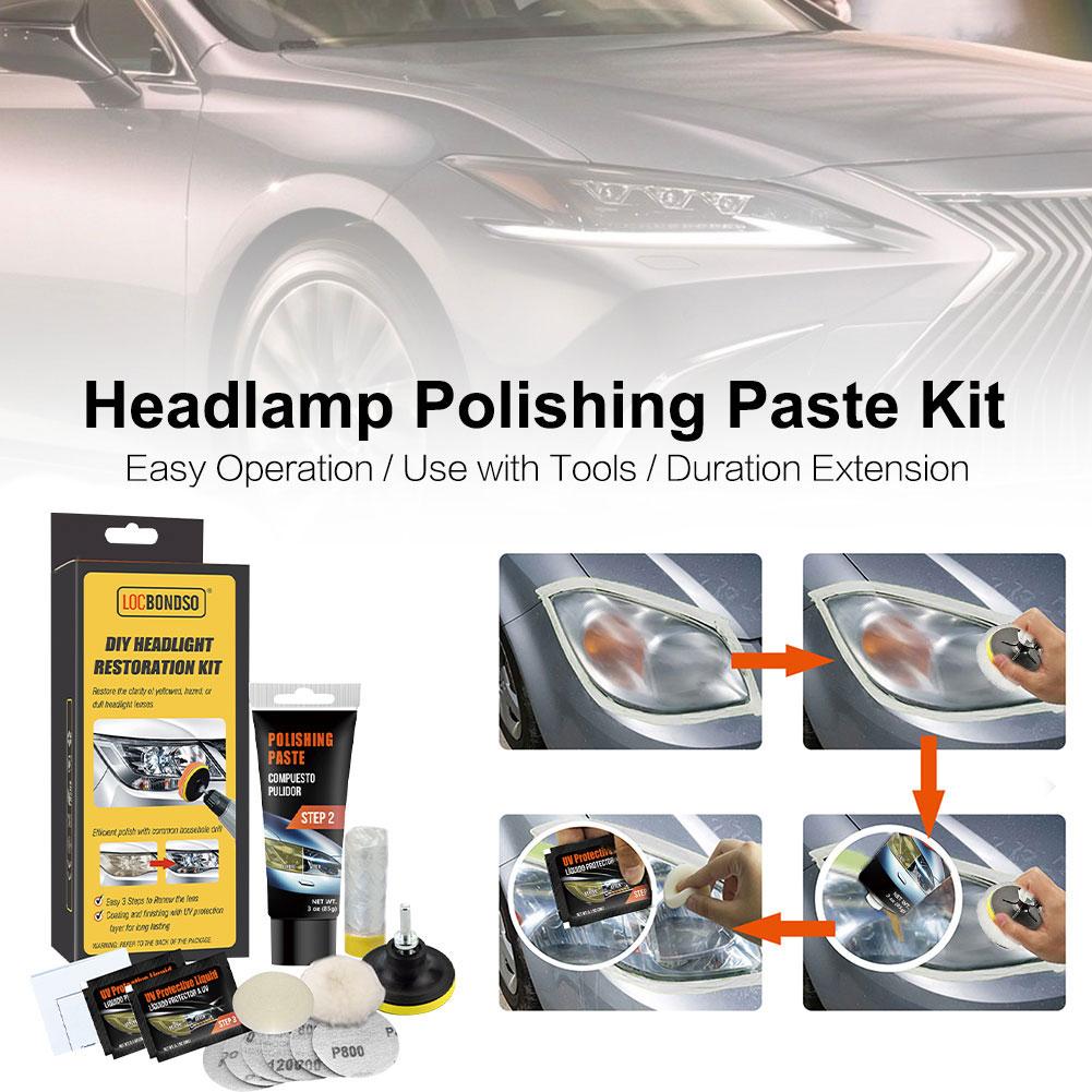 Car Headlight Repair Car Headlight Restoration Kit... – Grandado