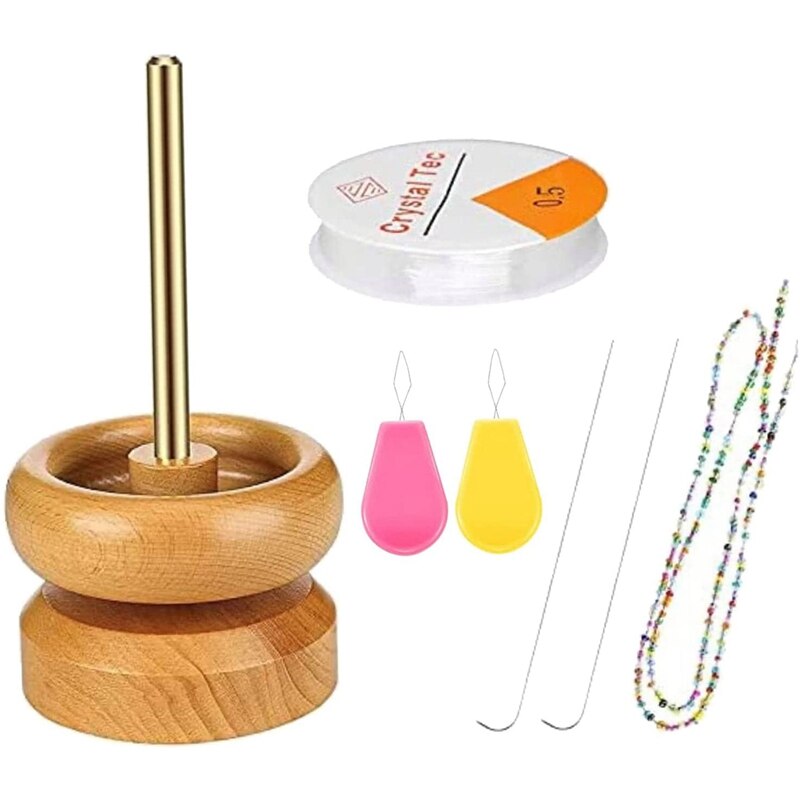 Wooden Bead Spinner Bowl Bead Loader With Beading ... – Grandado