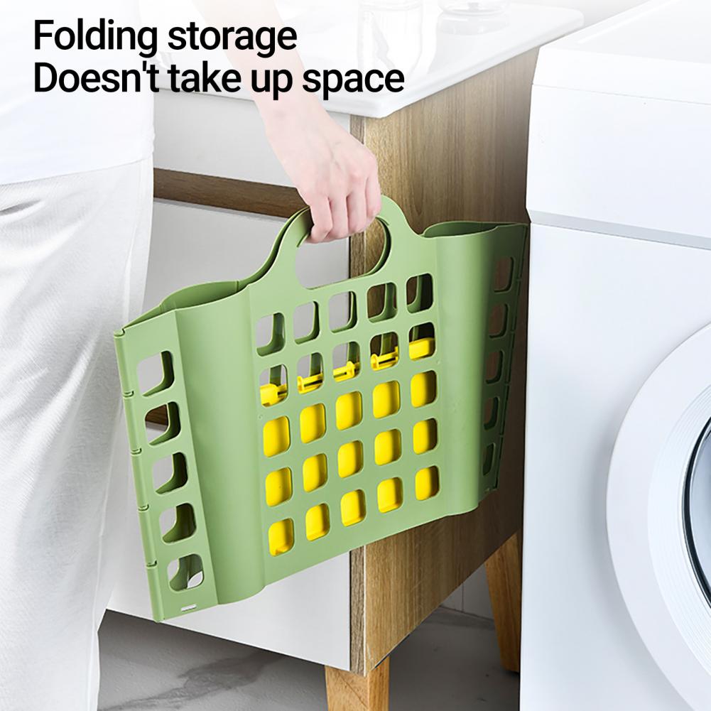 Wall Mounted Laundry Basket PP Clothes Bin Folding... – Grandado