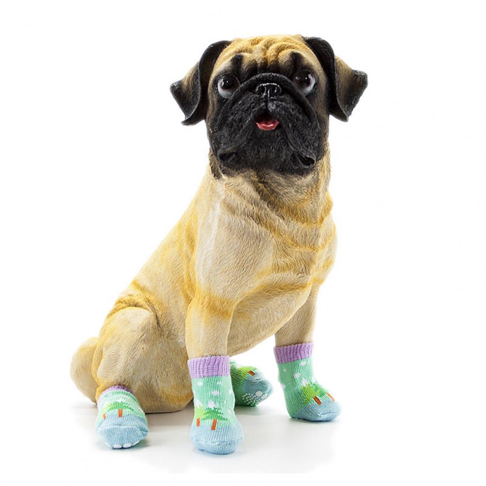 4Pcs Durable Puppy Short Socks Stylish Elastic Mou... – Grandado