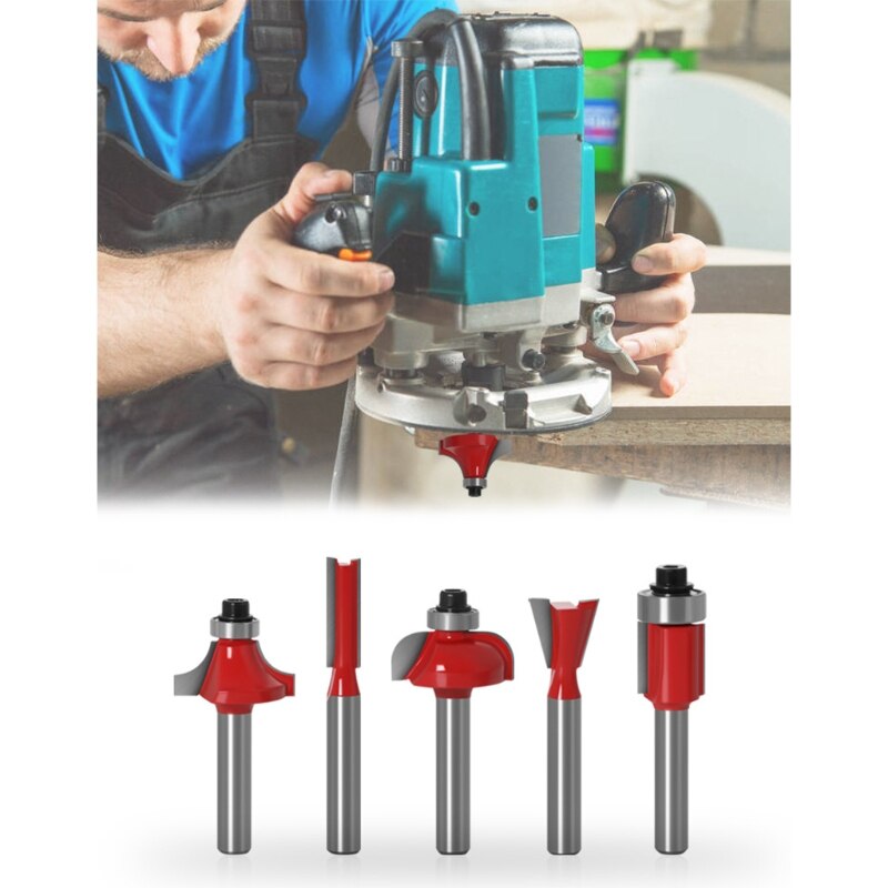 15pcs 1/4 Inch Router Bit Set Trimming Straight Mi... – Vicedeal