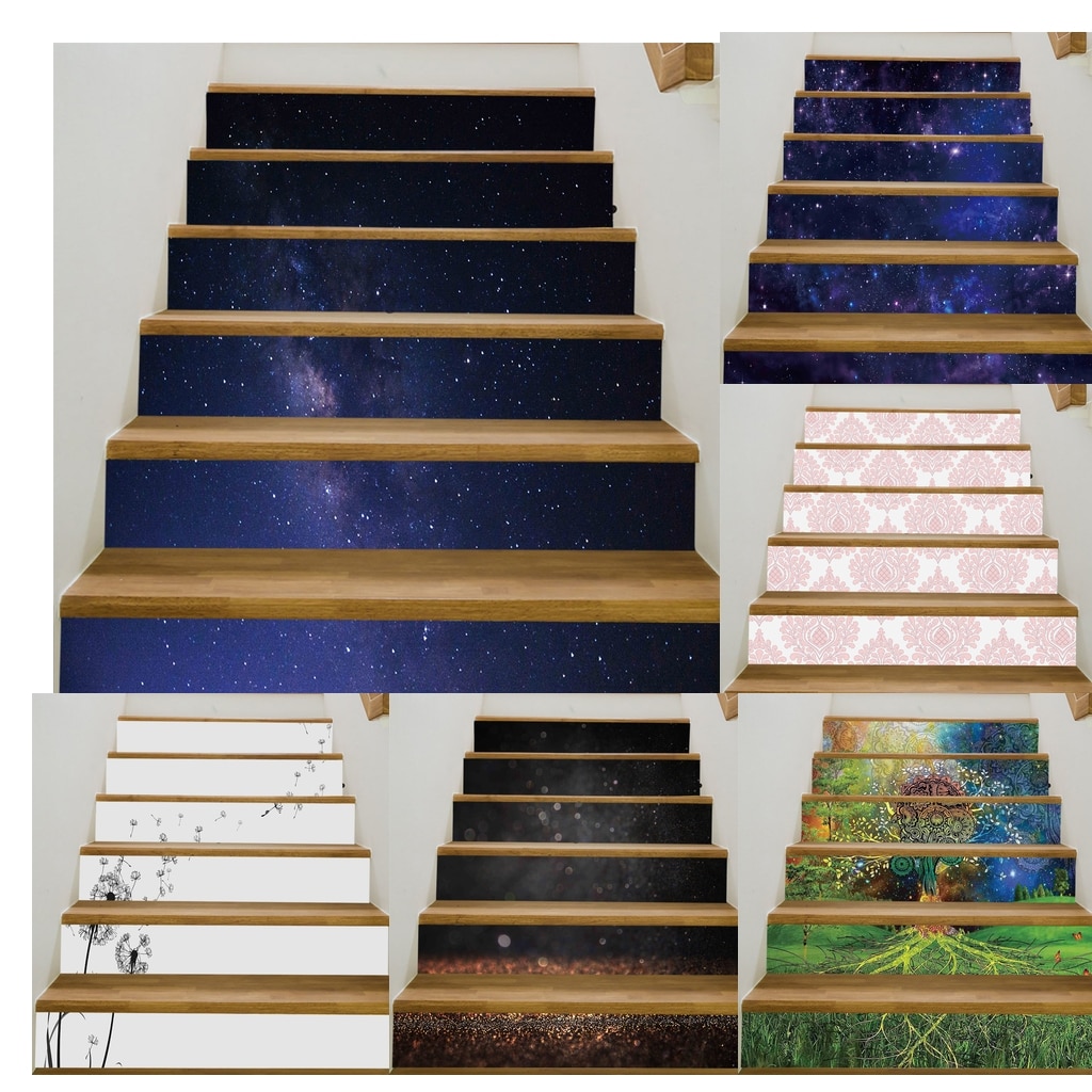 Starry Scenery Stair Stickers Vinyl Decal Step Tap... – Vicedeal
