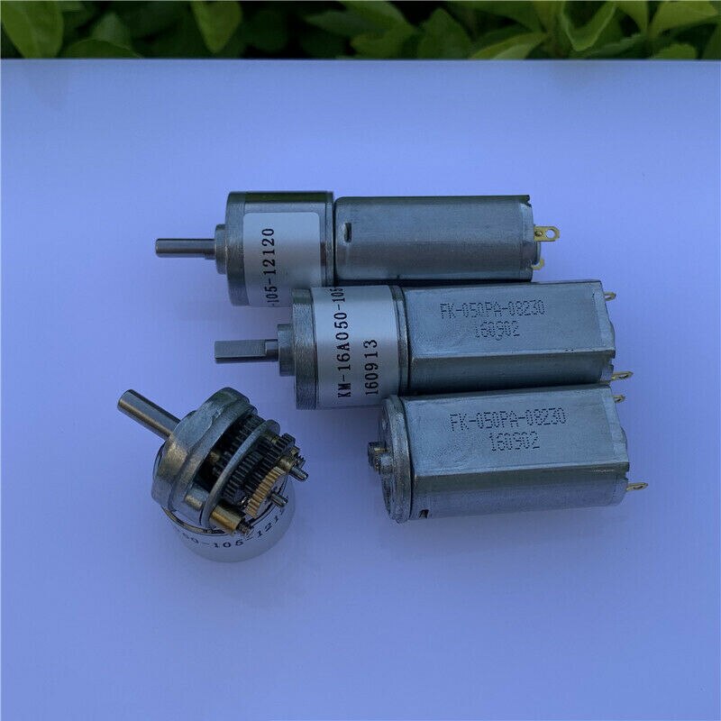 Micro 16MM Full Metal Gear Motor DC 3V 5V 6V 20RPM... – Grandado