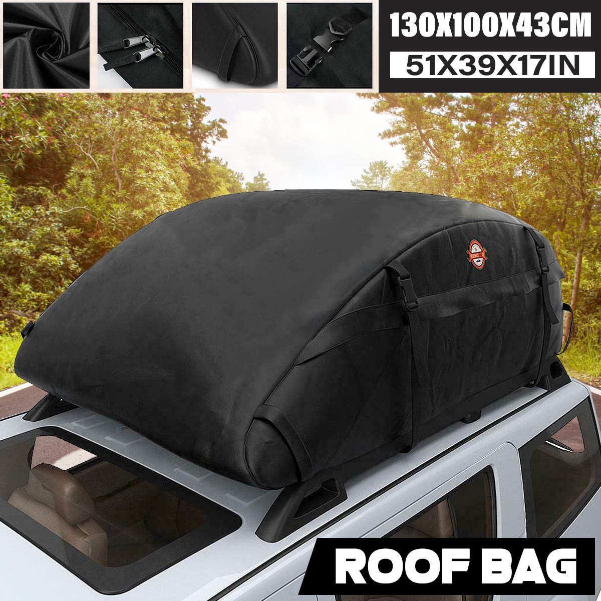 130X100X43CM Auto Top Dak Kofferbak Suv Cargo Baga... – Vicedeal