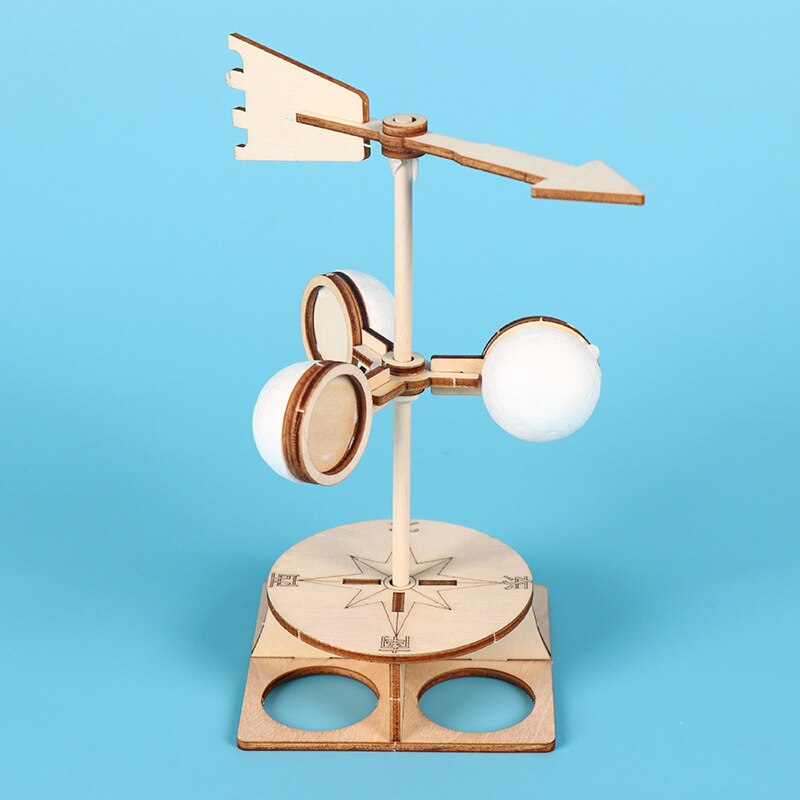 Students Diy Wind Vane Model Kit Wooden Kids Child... – Grandado