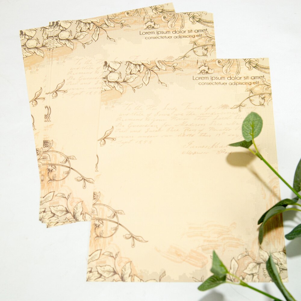 10pcs Vintage Office Message Writing Love Paper Le... – Grandado