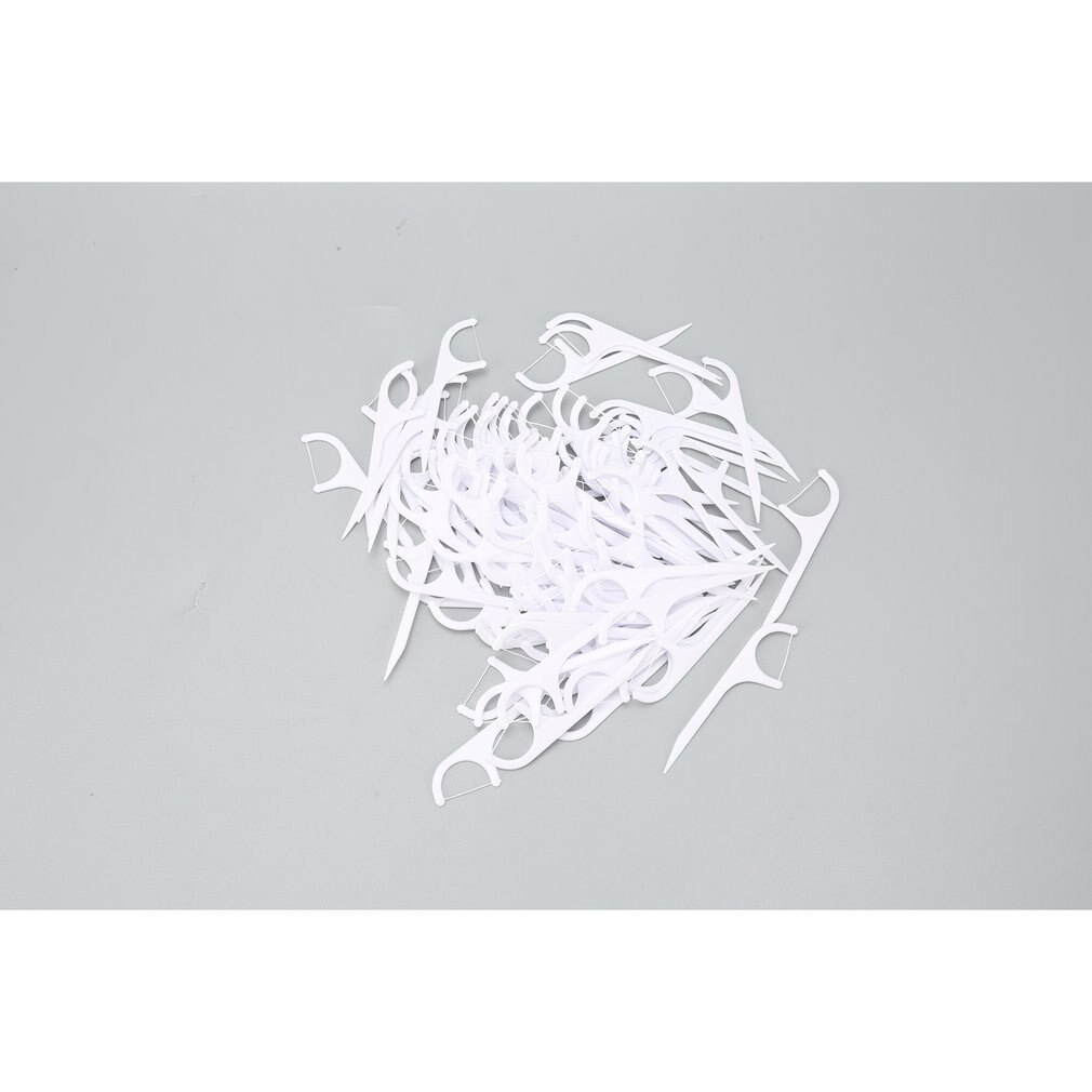 100Pcs Floss Sticks Dental Floss Picks Tandenstoke... – Vicedeal