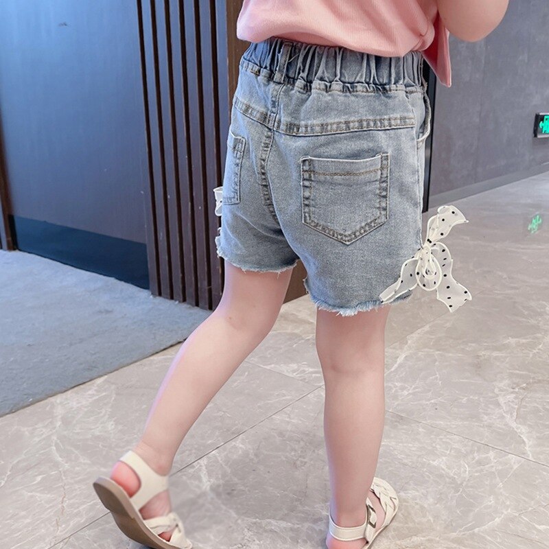 Summer Baby Girl Jeans Princess Elastic Waist Butt... – Grandado