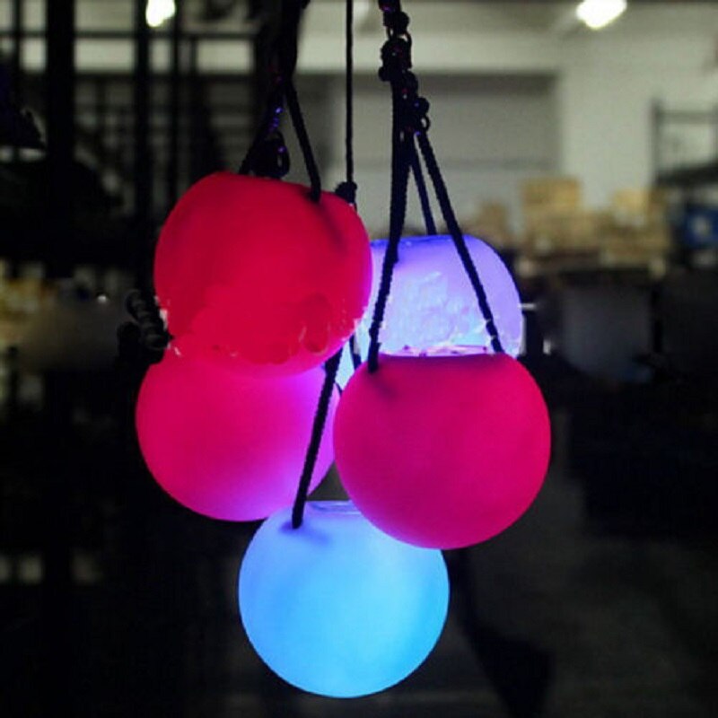 LED Multi-Colored Glow POI Thrown Balls Light Up F... – Grandado