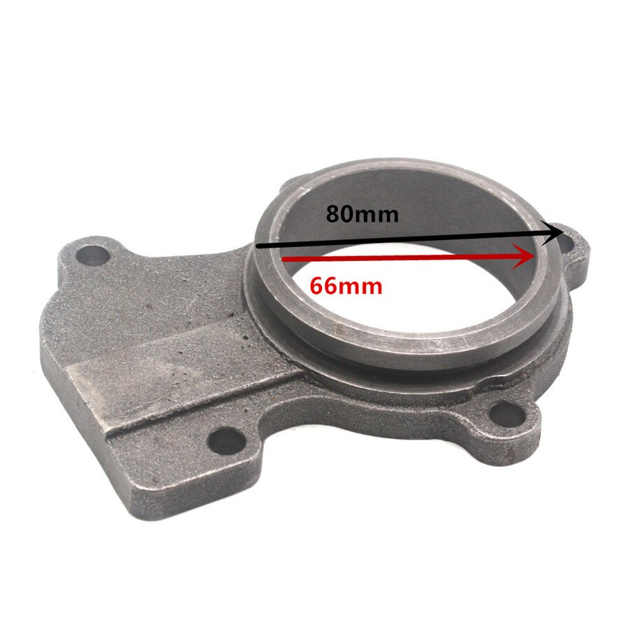 2.5 "V-Band Downpipe Turbo Flens + Pakking Voor Cu... – Grandado