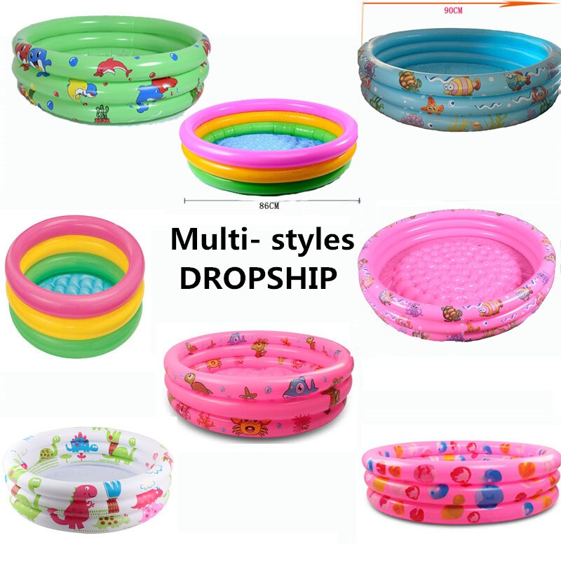 3-Ring Inflatable Swimming Pool Inflatable Kiddie ... – Grandado