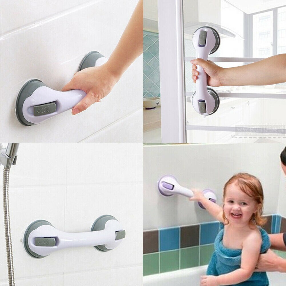 Anti Slip Bathroom Suction Cup Handle Grab Bar for... – Grandado
