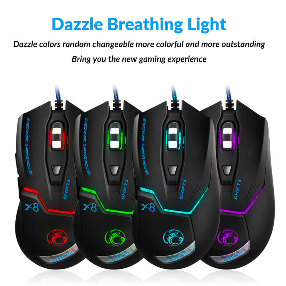 Imice Usb Wired Gaming Computer Muis Gamer Game 32... – Grandado