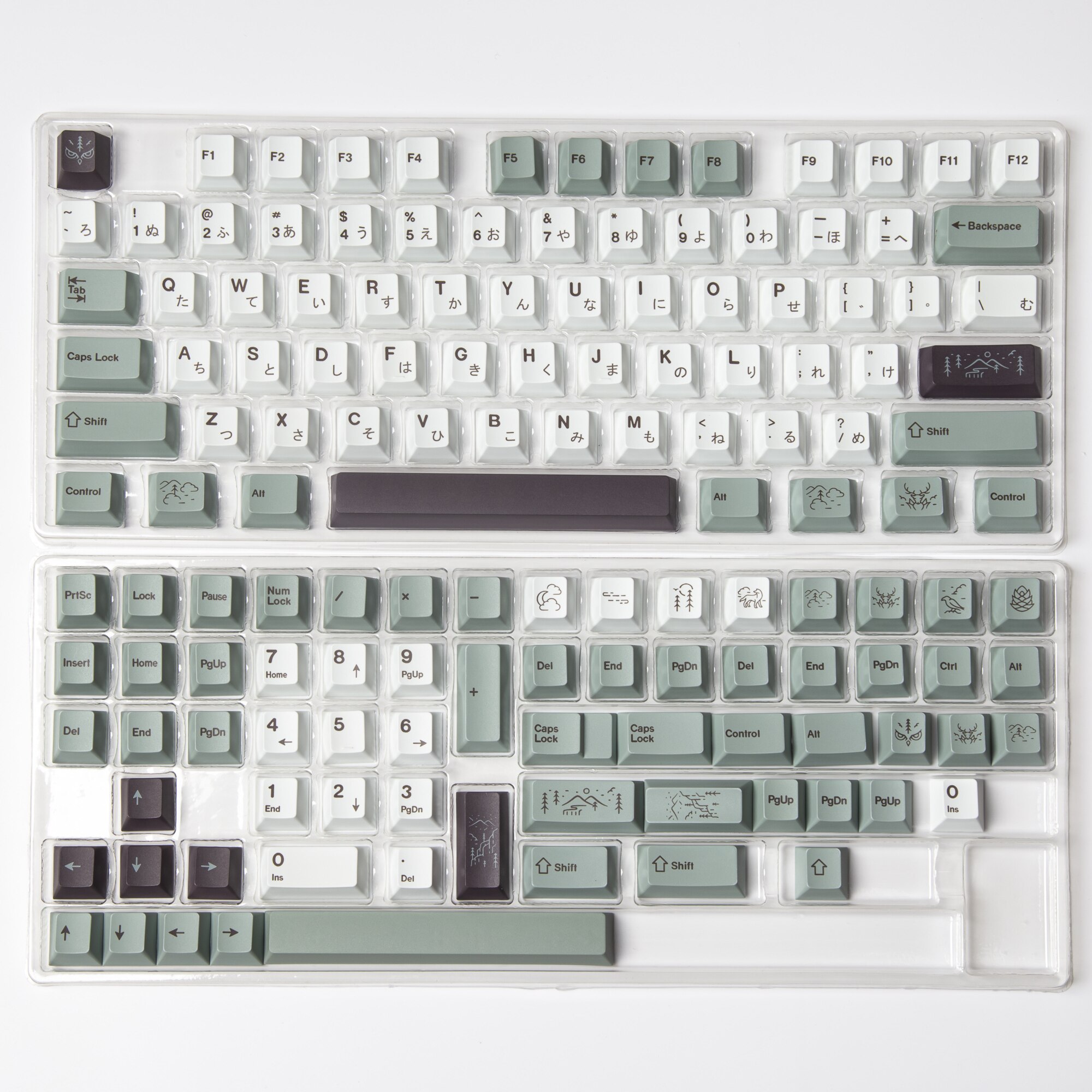 141 Toetsen Gmk Clone November Fog Dye Sub Keycaps... – Grandado