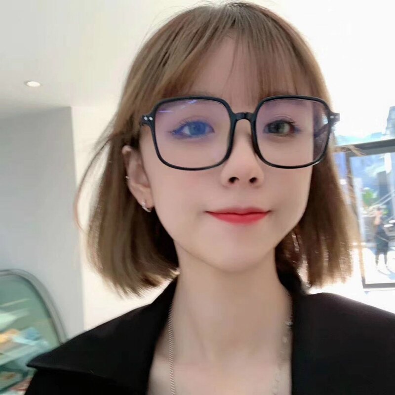 Oversized Square Transparent Glasses Frames Men Wo... – Grandado