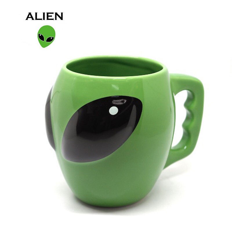 350ml 3D Alien Cartoon Water Cup Coffee Milk Tea B... – Grandado