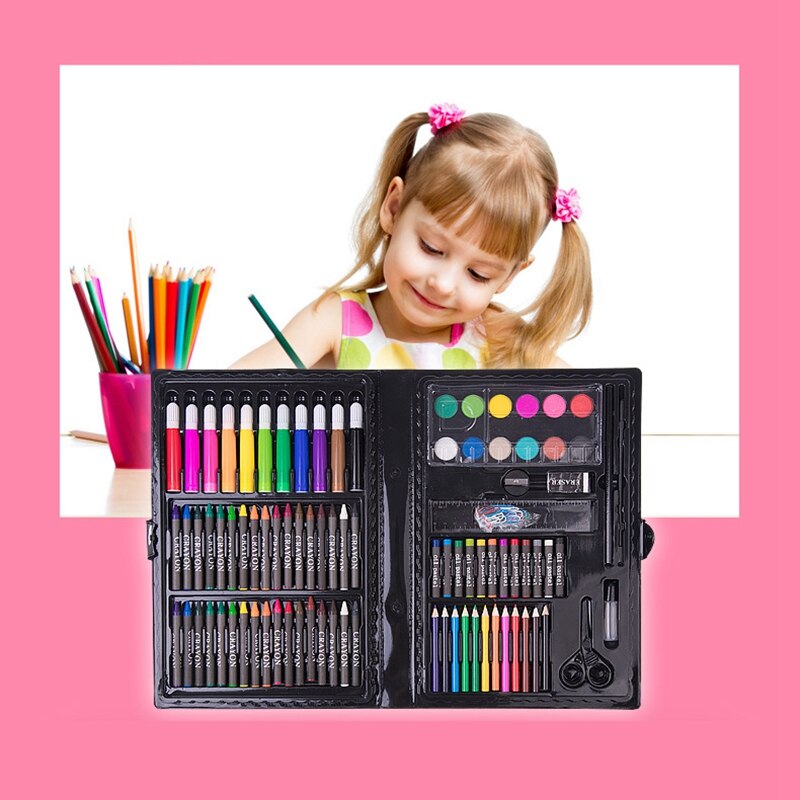 108Pcs Art Drawing Kit Kids Painting Set Pencils C... – Grandado