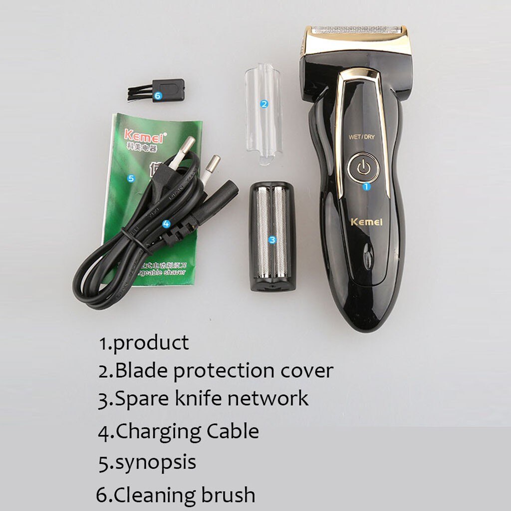 Kemei Alloy Double Reciprocating Electric Shaver f... – Grandado