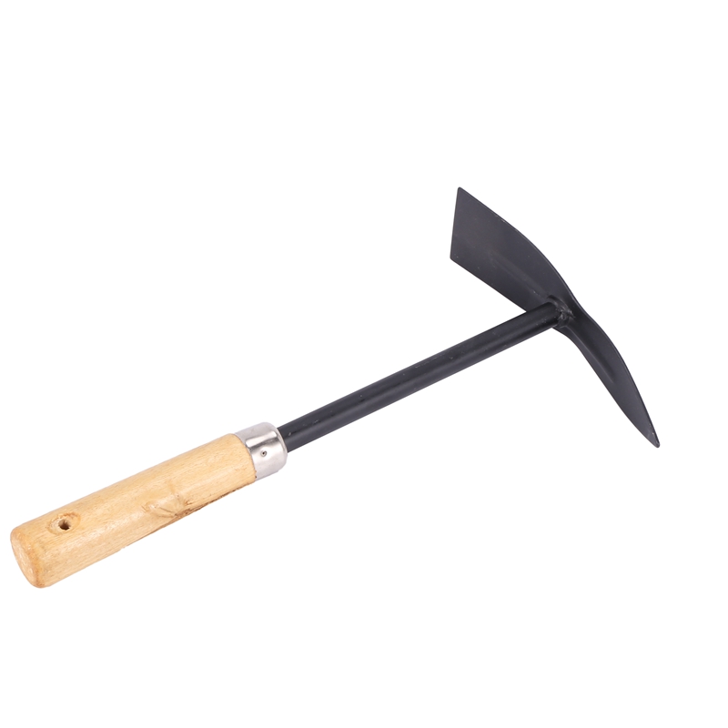 Wooden Handle Metal Hand Garden Tool Digging Hoe,b... – Grandado