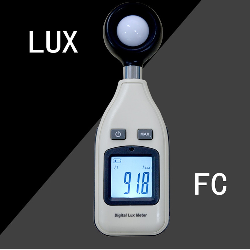 Digital Light Lux Meter, Range: 0-200,000 Lux 0~18... – Grandado