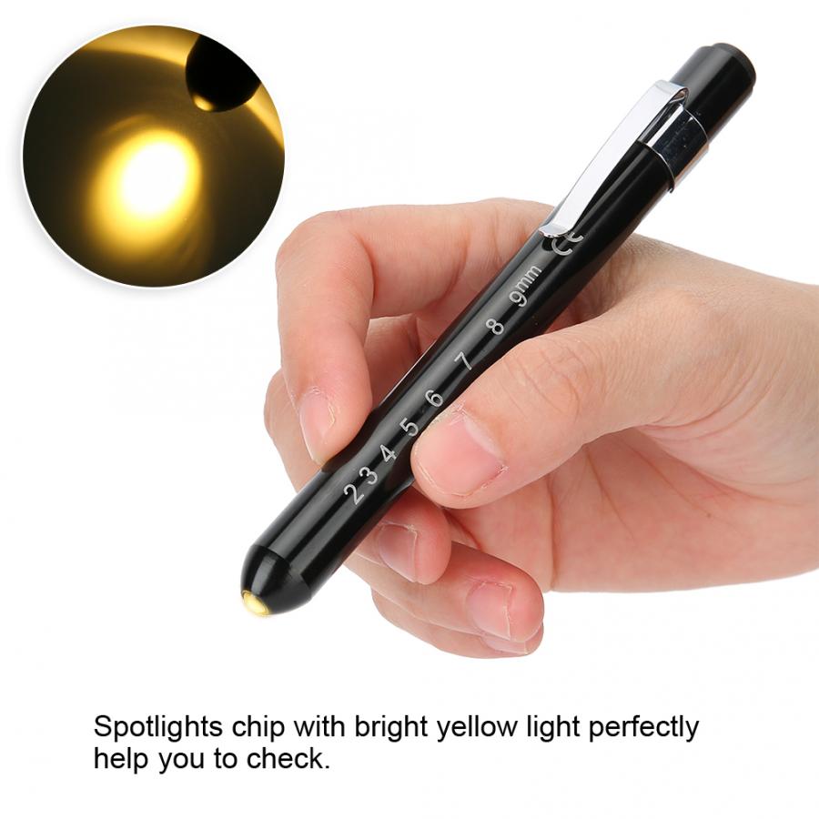 Portable Pupil Gauge Pen Light Torch Flashlight Gl... – Vicedeal