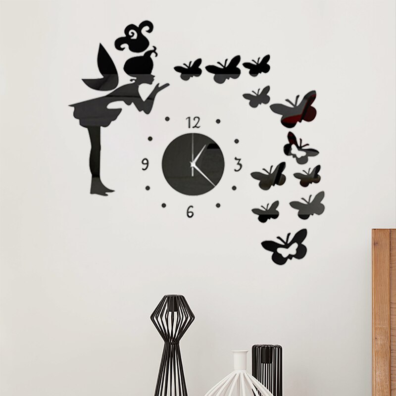 Acrylic Large Wall Clock Number Quartz Wall Clocks... – Grandado