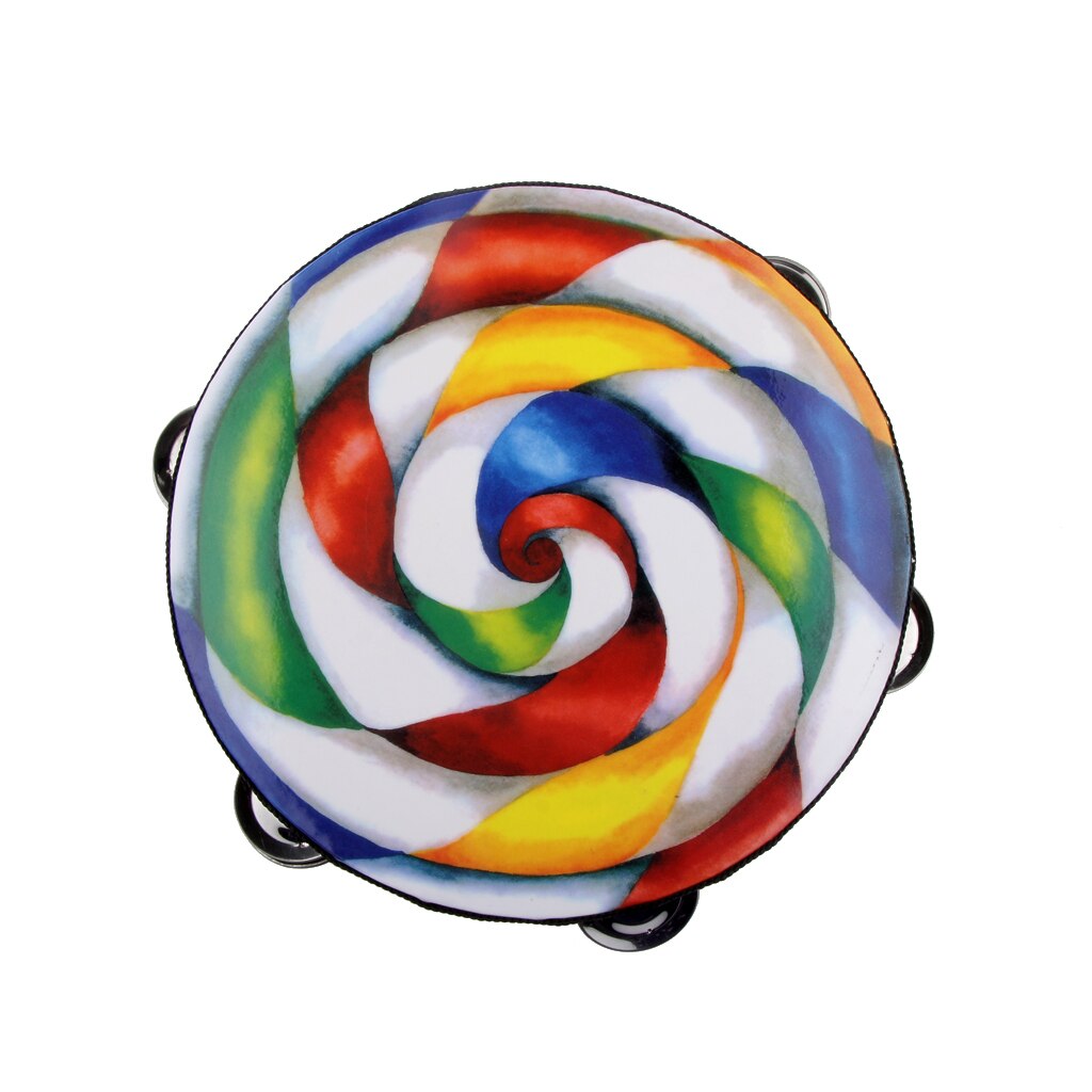 8'' Hand Percussion Wooden Tambourine Developmenta... – Grandado