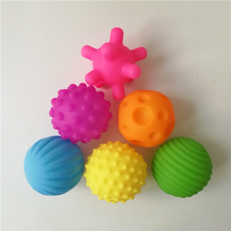 Baby Sensory Hand Touch Toy Balls Soft Rubber Ball... – Grandado