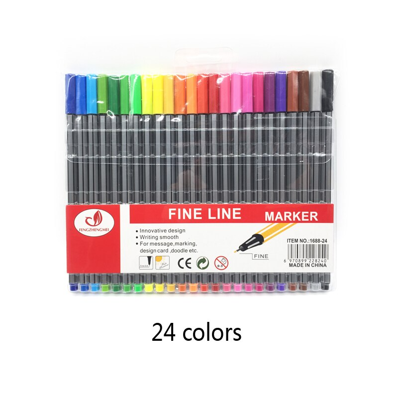 36colors Fine Liner Pen Set Micron Sketch Marker C... – Vicedeal