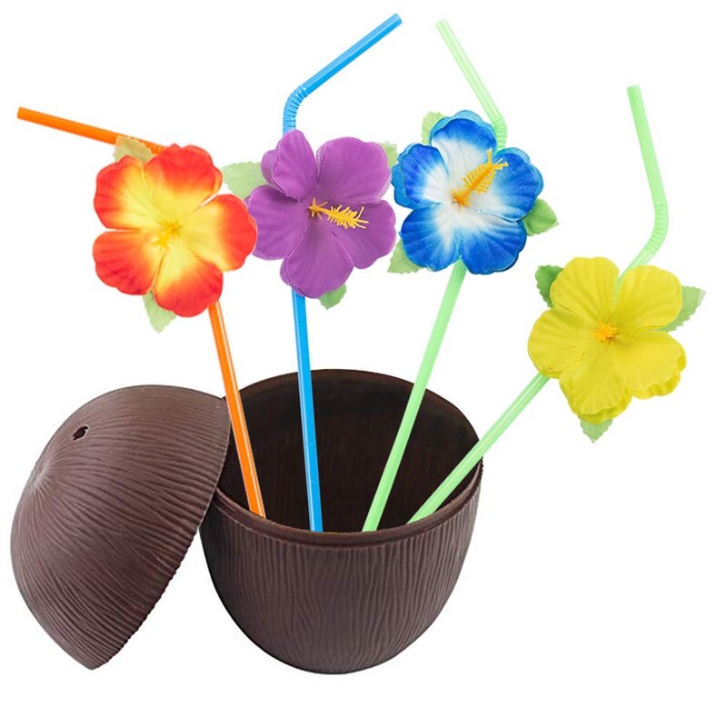 18 Pack Coconut Cups for Hawaiian Luau Kids Party ... – Grandado