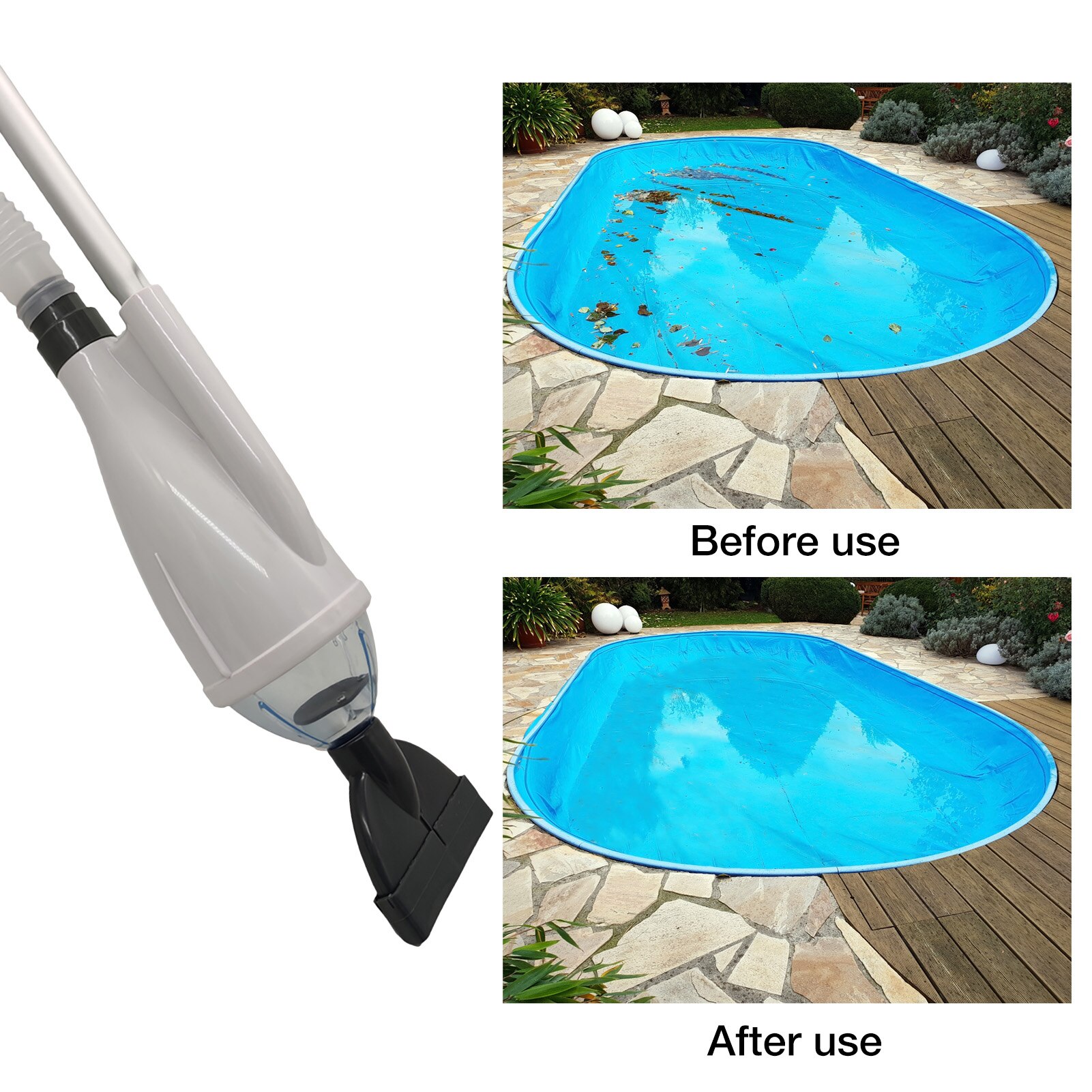 Swimming Pool Maintenance Cleaner Tool Kit Hand He... – Grandado