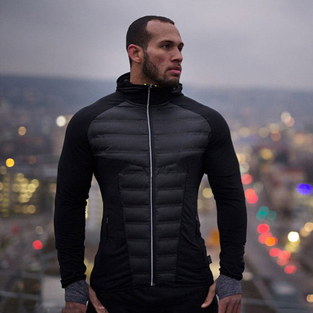 Fitness Winter Men's Warm Cotton-padded Clothes Li... – Grandado